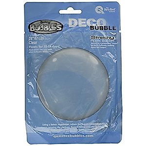 Qualatex 24" Clear Deco Bubble Balloon