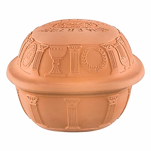 Römertopf 14005 Clay Roaster | 40 Years Anniversary Edition | Non-Stick Dutch Oven | Healthy Clay Pot Cooking | Clay Baker | Versatile Cooking Vessel - 3.7 Quarts (3.5 Liters) for up to 6 people