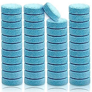 Lystaii 80pcs Car Windshield Glass Washer Tablets Solid Concentrated Effervescent Tablets Glass Washer Tablets Car Wiper Cleaning Tablets for Window Windshield Car Home Kitchen
