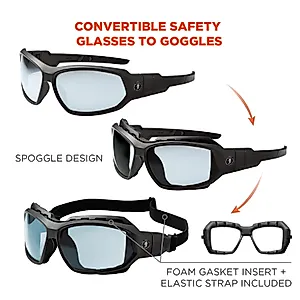 Ergodyne - Loki Anti-Fog In/Outdoor Lens Blk Safety Glasses (56083)