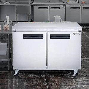 cooker and cooler EUC50R 2-Door Undercounter Commercial Refrigerator