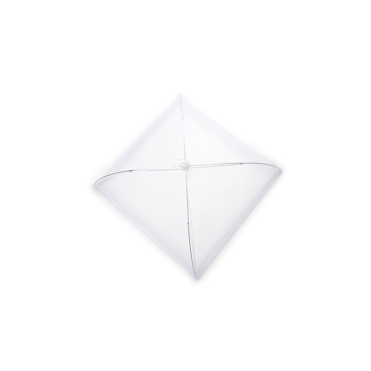 Fox Run Square Food Umbrella, Giant, 18" sq, White