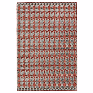 Jaipur Living Vibe Maji 4'X6' Area Rug, Global Red for Outdoor Spaces