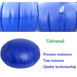 VkerQerd Kids Swing Hammock Pod Chair Replacement Inflatable Cushion, 27.5 in Swing Hammock Pod Chair Thickened PVC Inflatable Cushions (Blue)