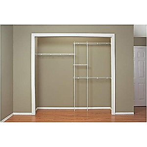 5 to 8-Ft. Shelf & Rod Closet Organizer Kit
