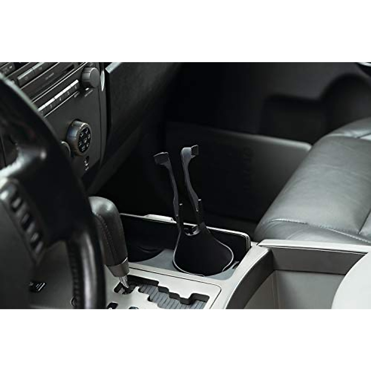 Kuryakyn 6474 Free-Flex Cup and Cell Phone Device Holder: Mounts in Cars, Trucks, Vans, UTVs with Flexible Arms Securing Various Phones/Cases, Black