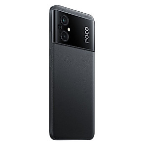 Poco M5 4G LTE GSM (128GB + 6GB) 50MP Triple Camera 6.58" Octa Core (NOT for USA Market) Global Unlocked + (w/Fast 51w Car Charger) (Black (Global Version))