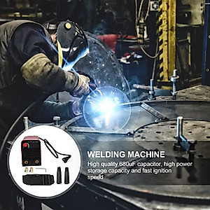 TEHAUX 1 Set Portable 110V Mini Electric Welding Machine IGBT DC Inverter Stick Welder