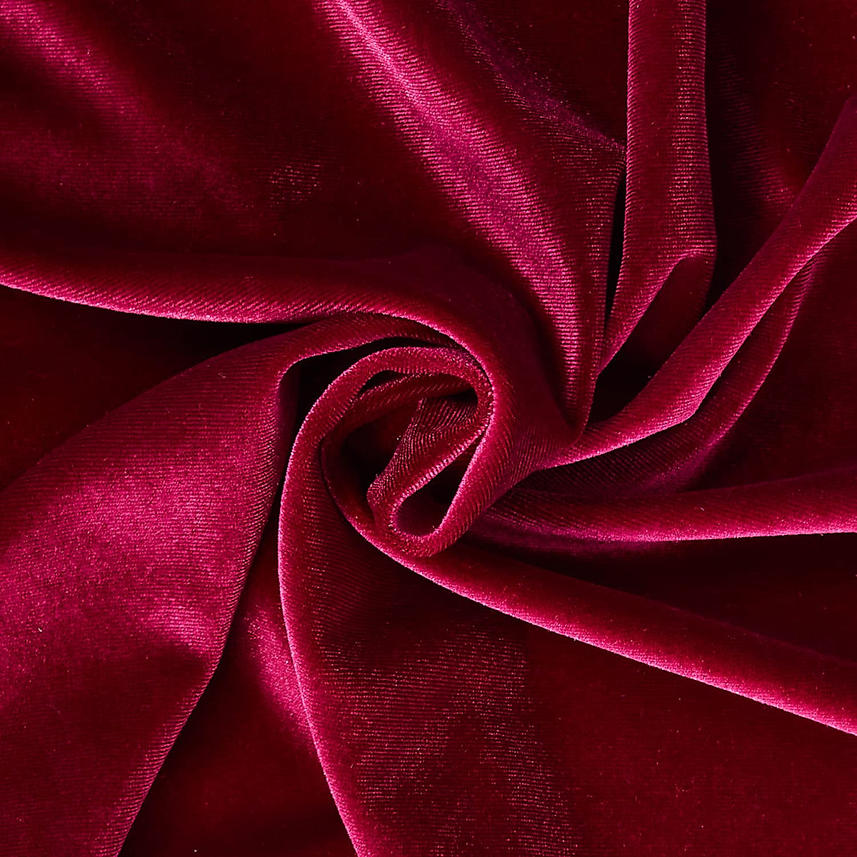 Stretch Velvet Burgundy, Fabric by the Yard