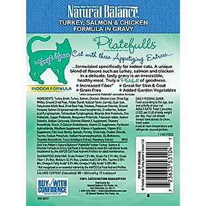 Natural Balance Grain-Free Platefulls Variety Pack Six Flavors: Turkey, Salmon & Chicken, Chicken Giblets, Cod & Sole, Salmon & Tuna, and Mackerel + Pet Paws Notepad - 3 Ounces Each (12 Pouches Total)