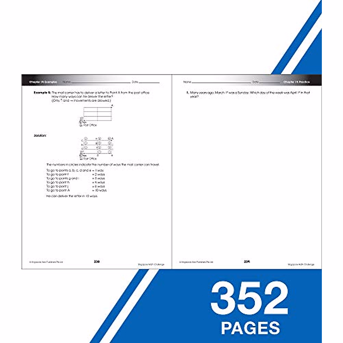 Singapore Math Challenge 3rd Grade Workbooks, Singapore Math Grade 3 and Up, Working Backwards, Patterns, Subtraction, and Multiplication Workbook, 3rd Grade Math Classroom or Homeschool Curriculum
