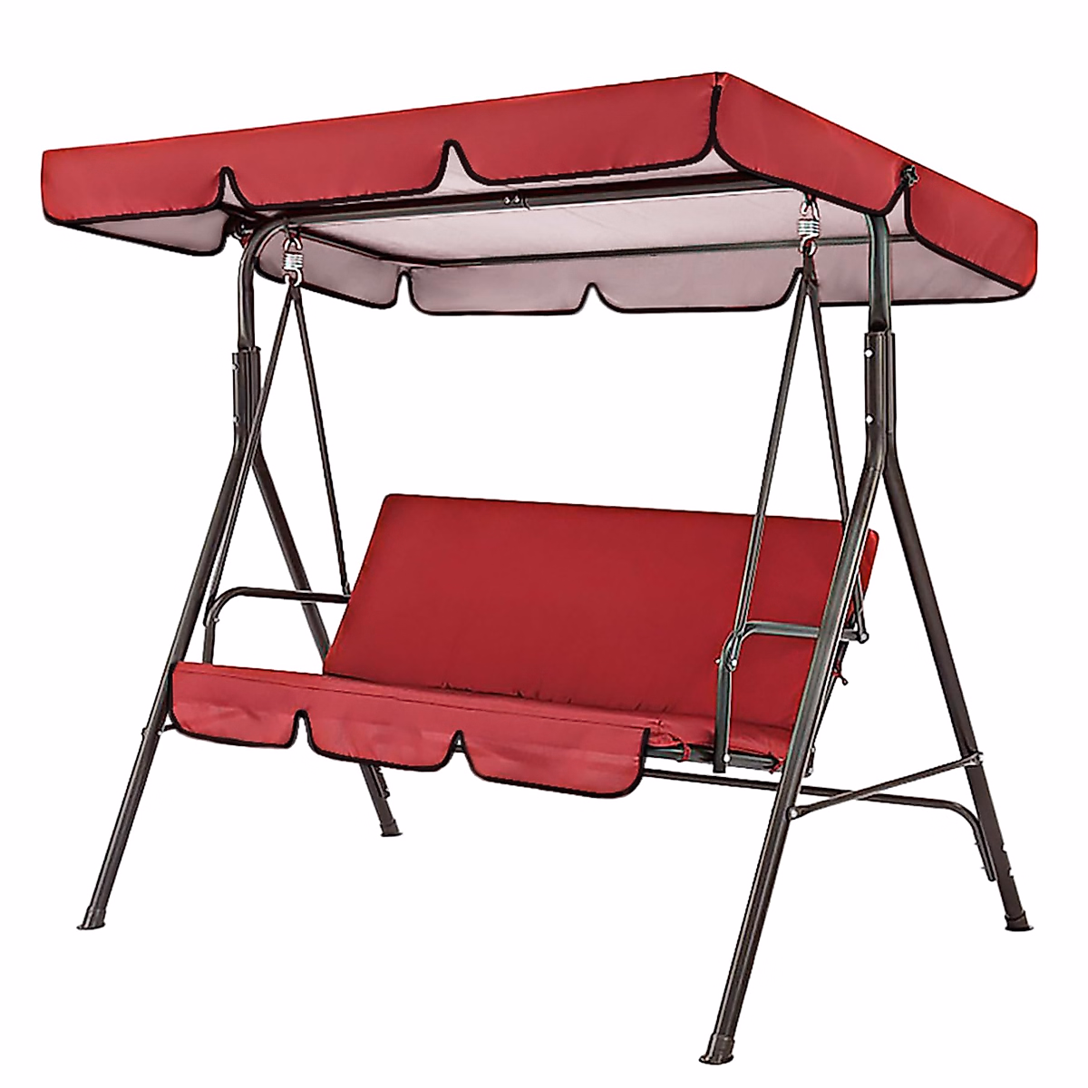 dsbdrki Garden Swing Canopy Replacement Waterproof Swing Seat Canopy Cover Heavy Duty Garden Swing Cover for Outdoor Porch Swings
