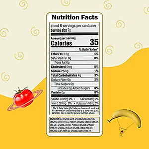 Earth's Best Organic Kids Snacks, Sesame Street Toddler Snacks, Organic Veggie Puffs, Gluten Free Snacks for Kids 2 Years and Older, Original, 1.55 oz Bag (Pack of 4)