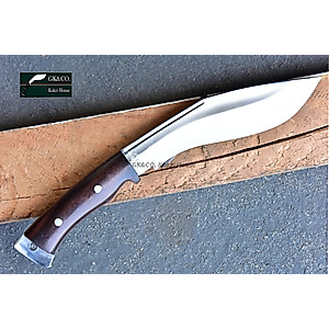 GK&CO. Kukri House Genuine - 8" AEOF Afghan Official Issued Genuine Kukri/Khukuri Knives Red Sheath GK&CO.Kukri In Nepal