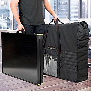 Mission Darkness Eclipse Faraday Bag for Solar Panels & Extra-Large Electronics // Military-Grade RF Shielding Case Designed for EMP CME Solar Flare Protection, Preppers, and Personal Security