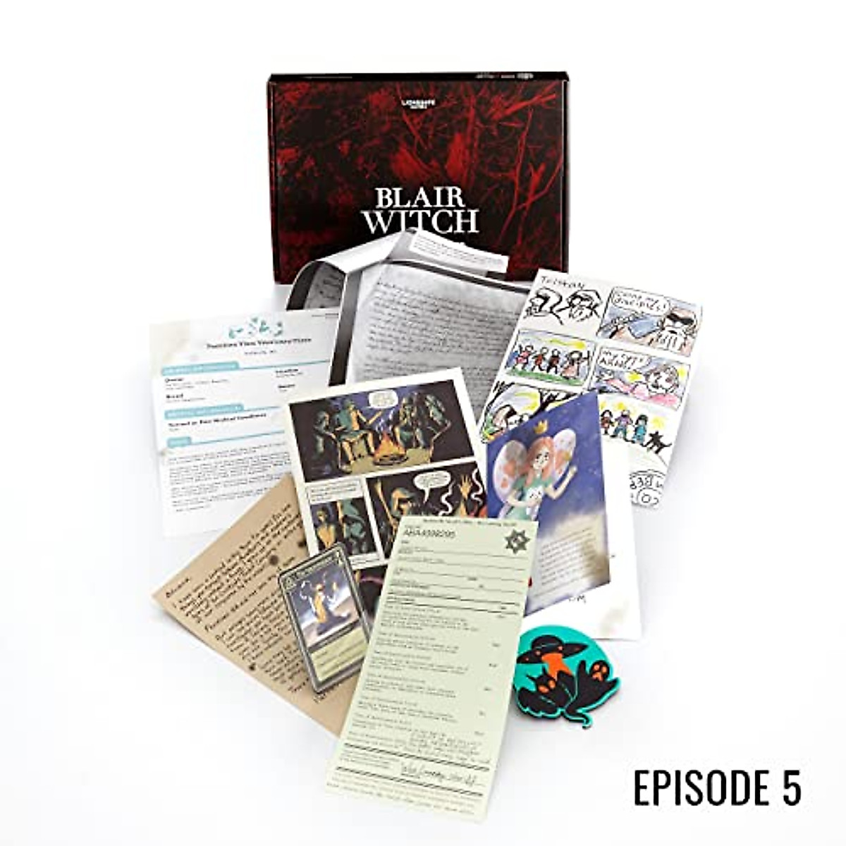 Hunt A Killer: Blair Witch Season 2, Complete Box Set of 6 Episodes, Murder Mystery Game, Unsolved Case, Decode Ciphers, Solve Cryptic Puzzles - Best Played if Season 1 Completed