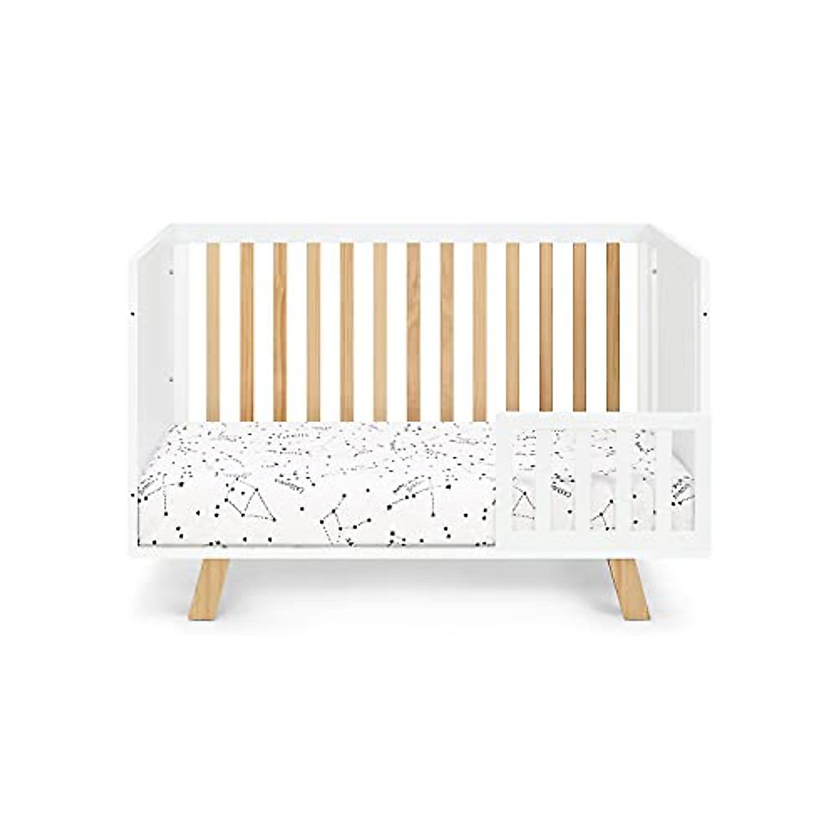 Suite Bebe Livia Convertible Crib in White & Natural