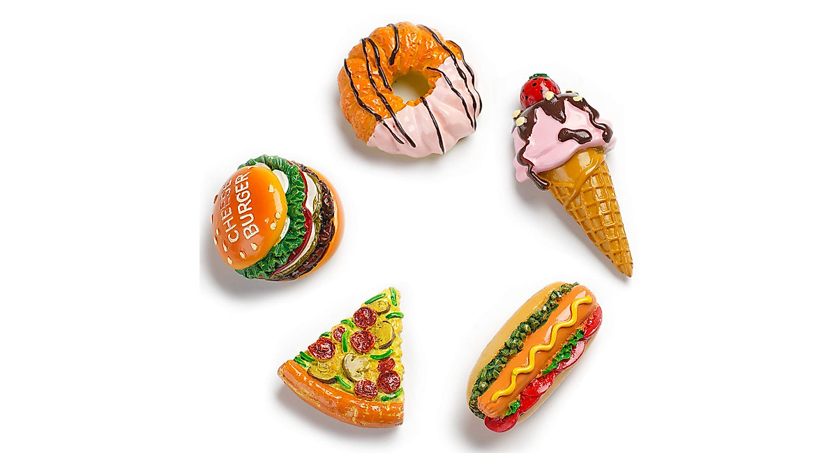 Cute 3D Food Refrigerator Magnets for Kitchen & More