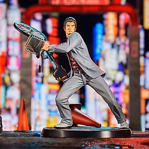 Numskull SEGA Yakuza Like a Dragon Kazuma Kiryu Figure 11" 28cm Collectible Replica Statue - Official Yakuza Merchandise - Exclusive Limited Edition