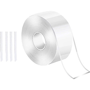 2Pcs Transparent Creative Nano Tape Bubbles, DIY Multiple Play Methods Intellectual Development Nano Tape Kneading Toys, Double Sided Nano Tape Elastic Bubble DIY Craft Kit, Party Supplies, Bubbles