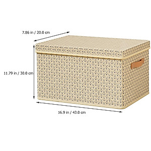 Cabilock Box wardrobe storage holder pp board decorate Laundry basket clothing manager desk box Pants household sundries container fabric storage bins fabric portable