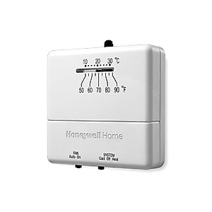 Honeywell Home CT31A1003 Heat/Cool Non-Programmable Thermostat, White