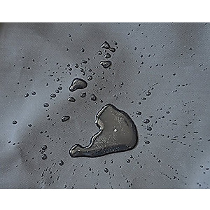 52" Heavy Duty Waterproof Gas Grill Cover fits Weber Char-Broil Coleman Gas Grill (52"x22"x40", Black)