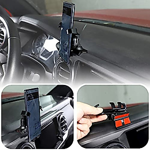 CHEAYAR Car Phone Holder ,Car Phone Mount Tacoma , for All Mobile Phones,Phone Mount Dash Clip, Compatible with Tacoma 2015 2016 2017 2018 2019 2020 2021 2022 2023