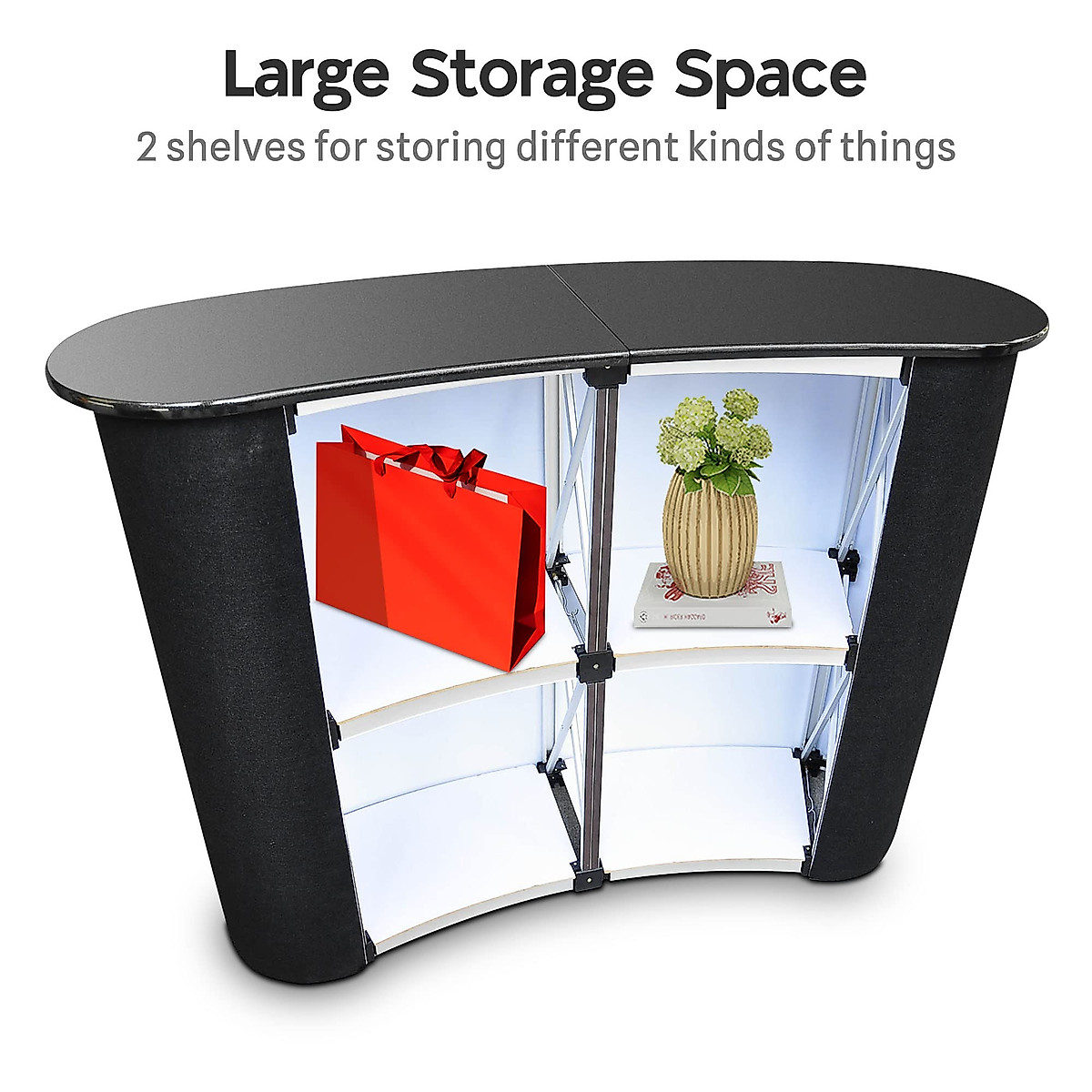 Portable Pop Up Podium Counter Table Stand Promotion Retail Trade Show Display