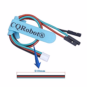 CQRobot TDS (Total Dissolved Solids) Meter Sensor Compatible with Raspberry Pi/Arduino Board. for Liquid Quality Analysis Teaching, Scientific Research, Laboratory, Online Analysis, etc.
