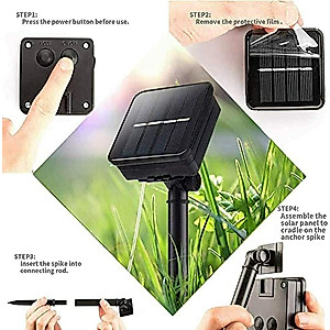 XSFANCYFUN Set of 6 Solar Mushroom Lights Outdoor Garden, 8 Modes Waterproof Solar Powered Garden Pathway Lights for Yard, Lawn, Pathway, Christmas, Walkway, Fence Decorations Yellow Mushroom Lights