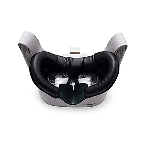 VR Cover Facial Interface Bracket & Foam Replacement with Lens Protector Cover for Meta Quest 2 (Standard Edition)