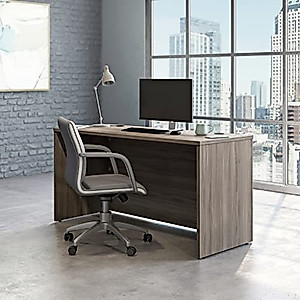 OfficeWorks by Sauder Affirm 60 X 24 Desk Shell/cred/Return, Hudson Elm Finish