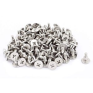 Screw PC Computer Case HDD Phillips Flat Head Bolts Hard Drive Screws 100pcs
