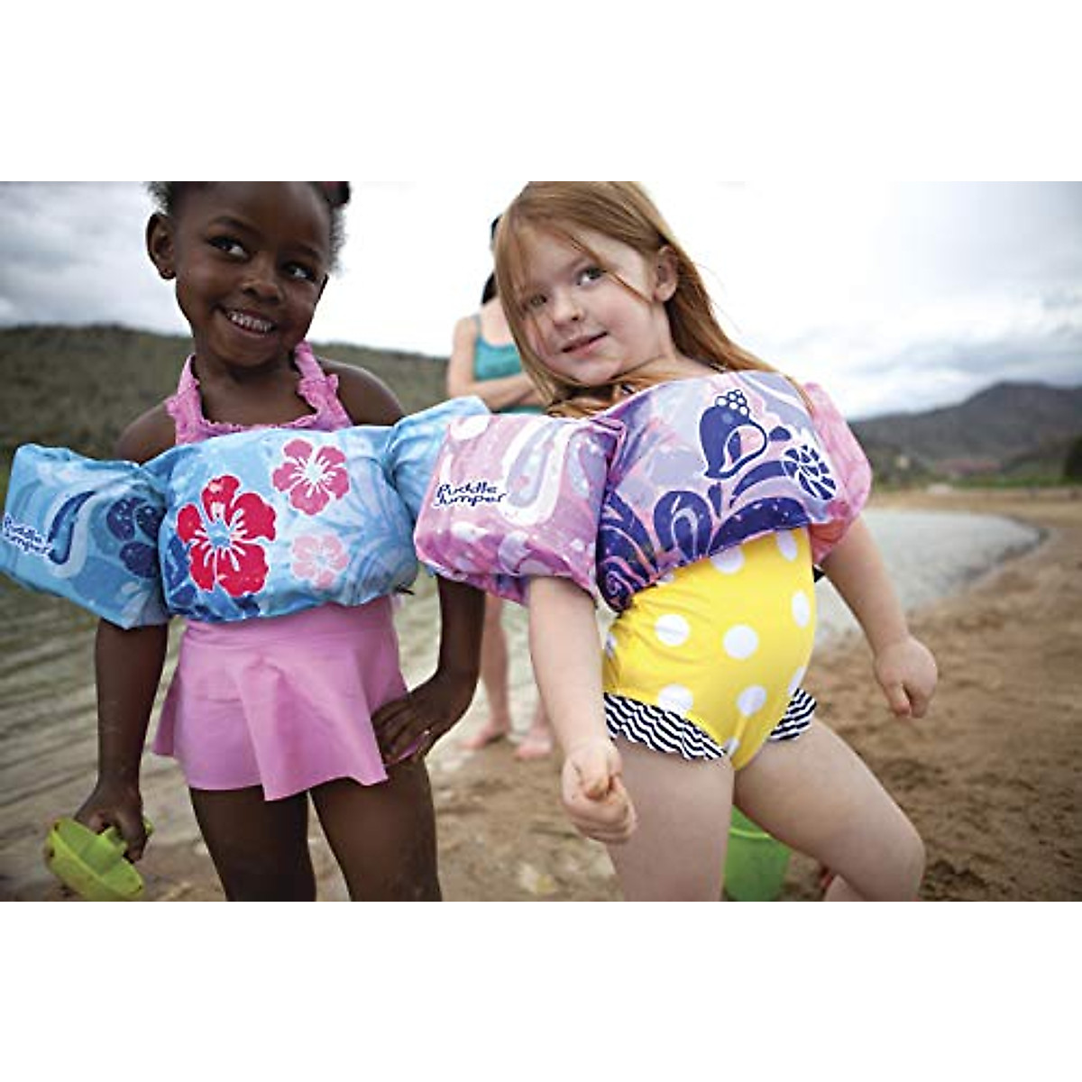 STEARNS Original Puddle Jumper Kids Life Jacket | Deluxe Life Vest for Children, Blue Flower, 30-50 pounds (Color May Vary)