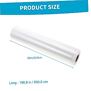 BESTonZON 6 Rolls Vacuum Storage Bag Vaccum Sealer Bags Disposable Containers Vaccum Storage Bags Meal Prep Bag Food Sealer Pastry Seal Bags Kitchcen Gadget Kitchen Accessory Freezer Bags Pe