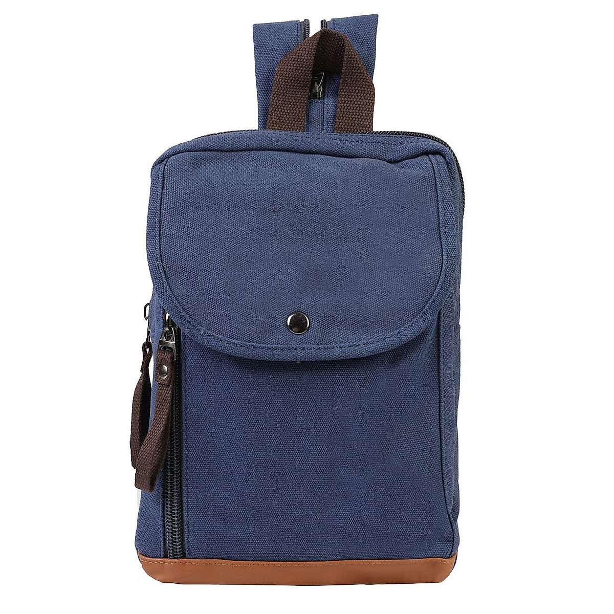 JIAO MIAO Mini Canvas Backpacks Casual Strong Small Packback Daypack,181002-Blue