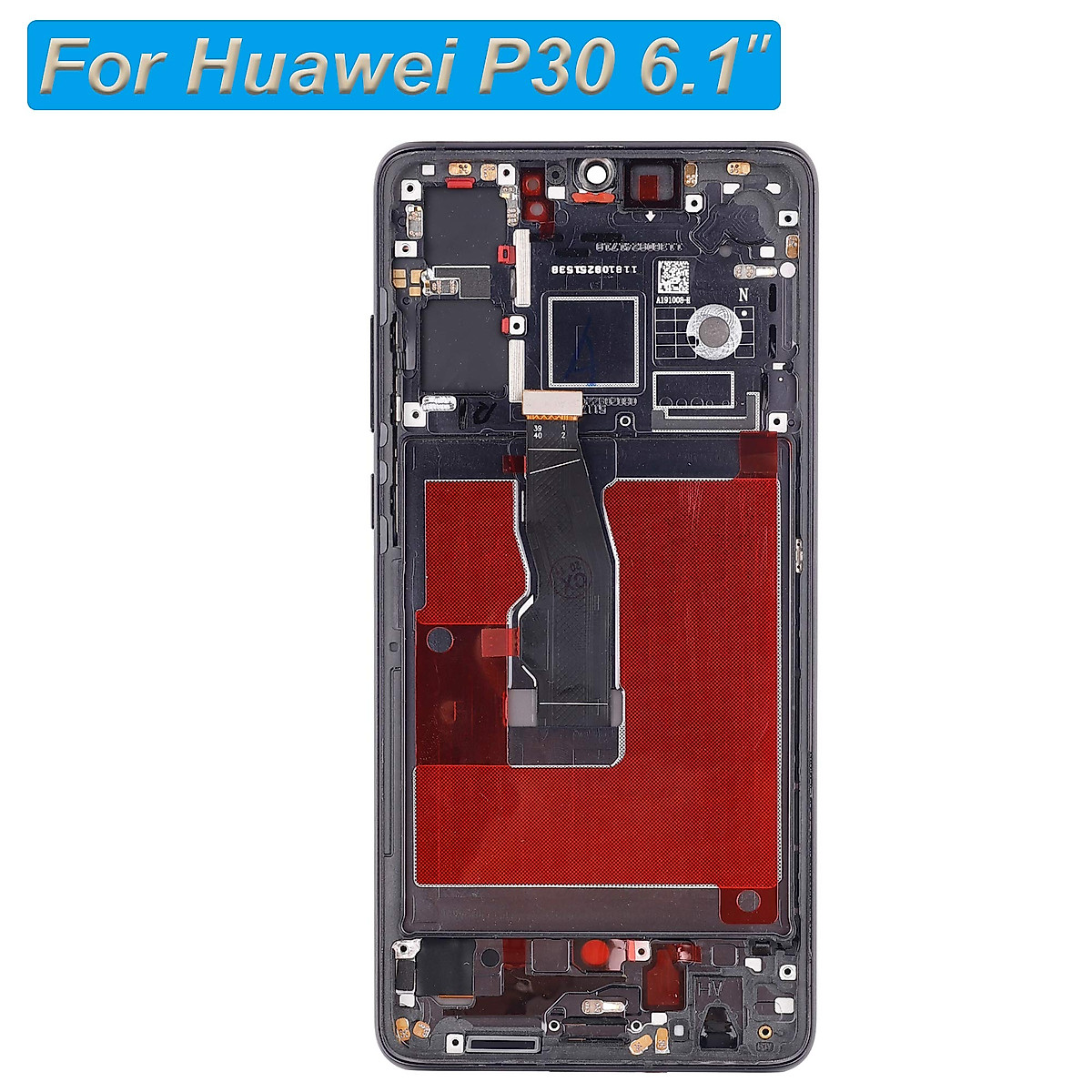 LCD Screen Compatible with Huawei P30 ELE-L29 ELE-L09 ELE-AL00 ELE-L04 6.1" inch LCD Touch Screen Display Assembly with Tools
