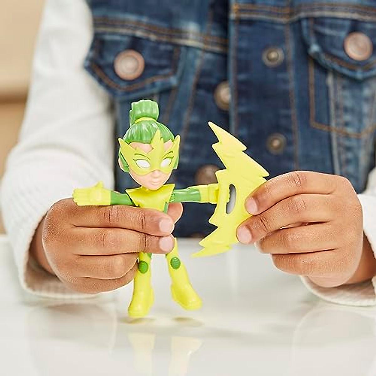 Marvel Spidey and His Amazing Friends Electro Action Figure Toy, Preschool Super Hero Action Figure with Accessory, Kids Ages 3 and Up