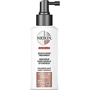 Nioxin System 3 Scalp & Hair Treatment, Color Treated Hair with Light Thinning, 6.8 Fl Oz