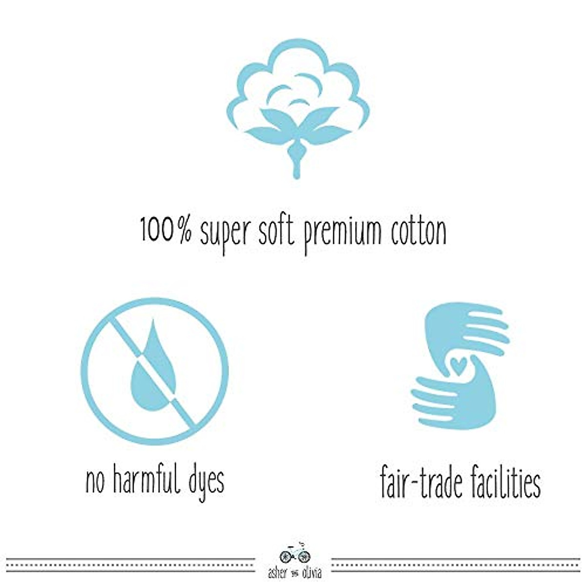 Asher and Olivia Baby Girl’s 3-Pack Long-Sleeve Kimono Bodysuits, Side Snap Bodysuit Set Coral Pink, Flower Print 0-3 Months