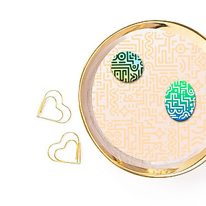 OLYCRAFT 4x5 Inch Abstract Maze Clay Stencils Maze Theme Silk Screen for Polymer Clay Floral Maze Silk Screen Stencils Mesh Transfer Stencils for Polymer Clay Jewelry Making