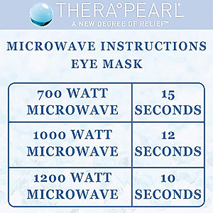 Eye Mask by TheraPearl, Ice Pack, Flexible Gel Beads for Hot Cold Therapy, for Puffy, Swollen Eyes & Relaxation, Non Toxic & Reusable
