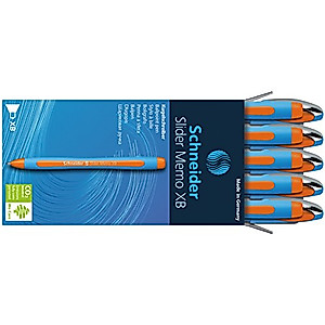 Schneider Slider Memo Orange Ballpoint Pen