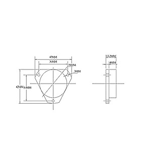 XMLEI Triangle plate high precision universal level bubble small household level leveler level with mounting hole bubble (green)