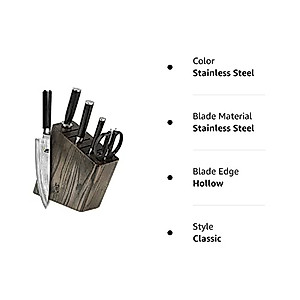 Shun Classic 6-piece Slim Knife Block Set