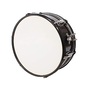 Professional Marching Snare Drum & Drum Stick & Strap & Wrench Kit Black (Marching Snare Drum)