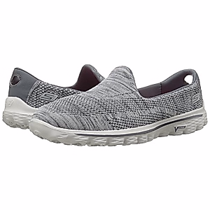 Skechers Performance Women's Go Walk 2 - Hypo Sneaker, Grey, 8 US