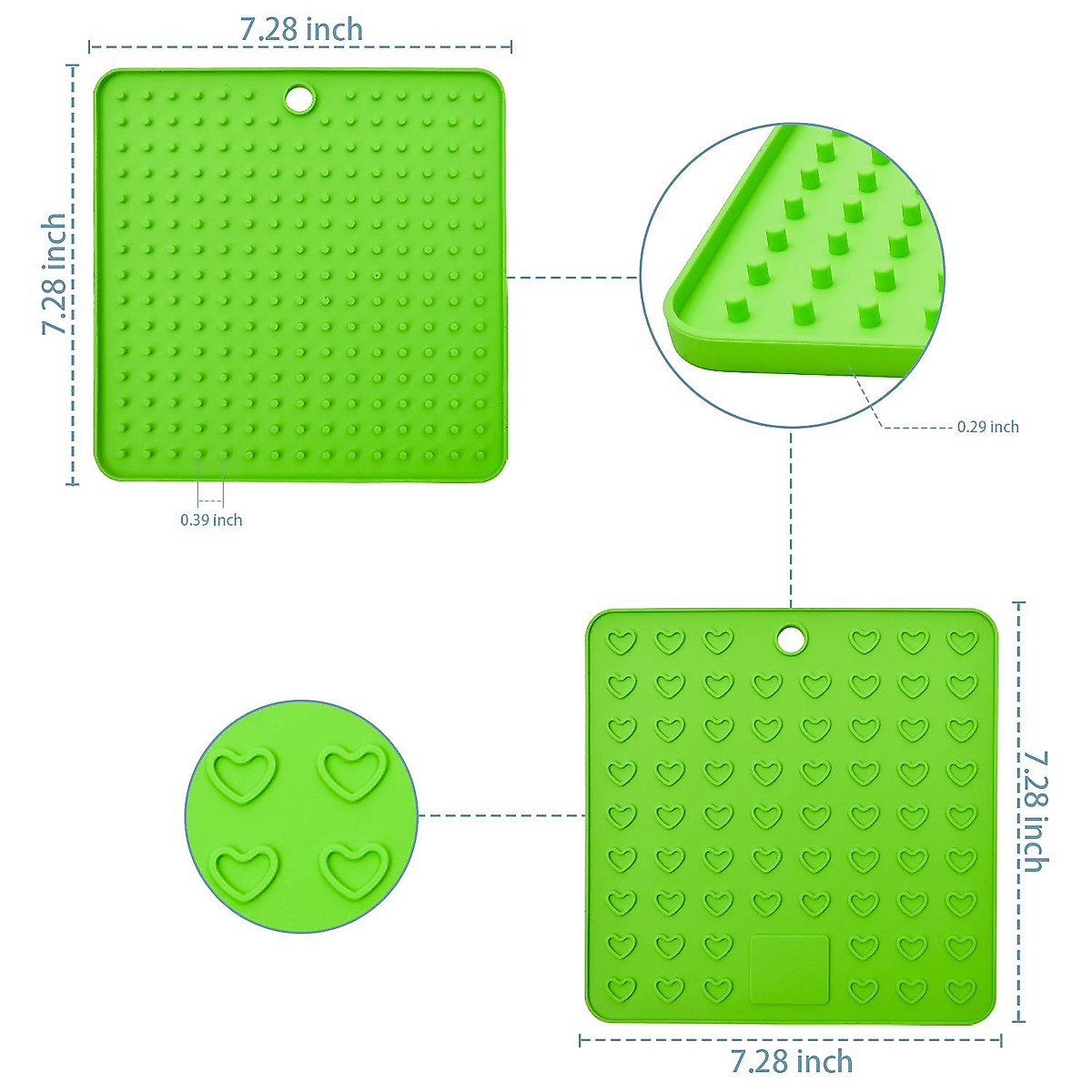 Dog Lick Mat, Dog Slow Feeder, Pet Calming Mat, Anxiety Relief Dog Cat Training Licking Mat, Perfect for Food, Yogurt, Peanut Butter