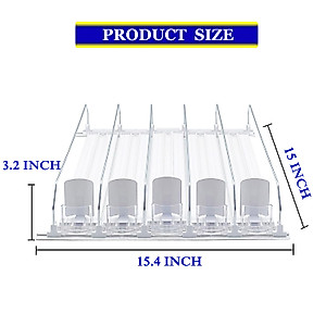 Drink Dispenser for Fridge,Automatic Pusher Glide Soda Can Dispenser for Refrigerator and Adjustable Width - Storage 25 Cans